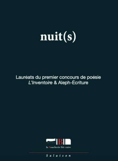 Concours de poésie L'Inventoire-Aleph Écriture : prolongation jusqu'au 8 avril 2025 - L'Inventoire